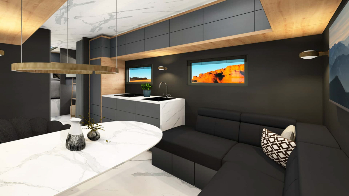 Jorden runt i total lyx - husbil för miljoner - Dagens PS